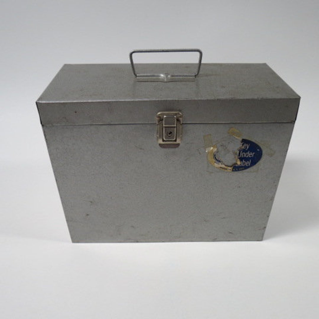 Metal Vintage File Box Made in Brooklyn NY No Key - Etsy