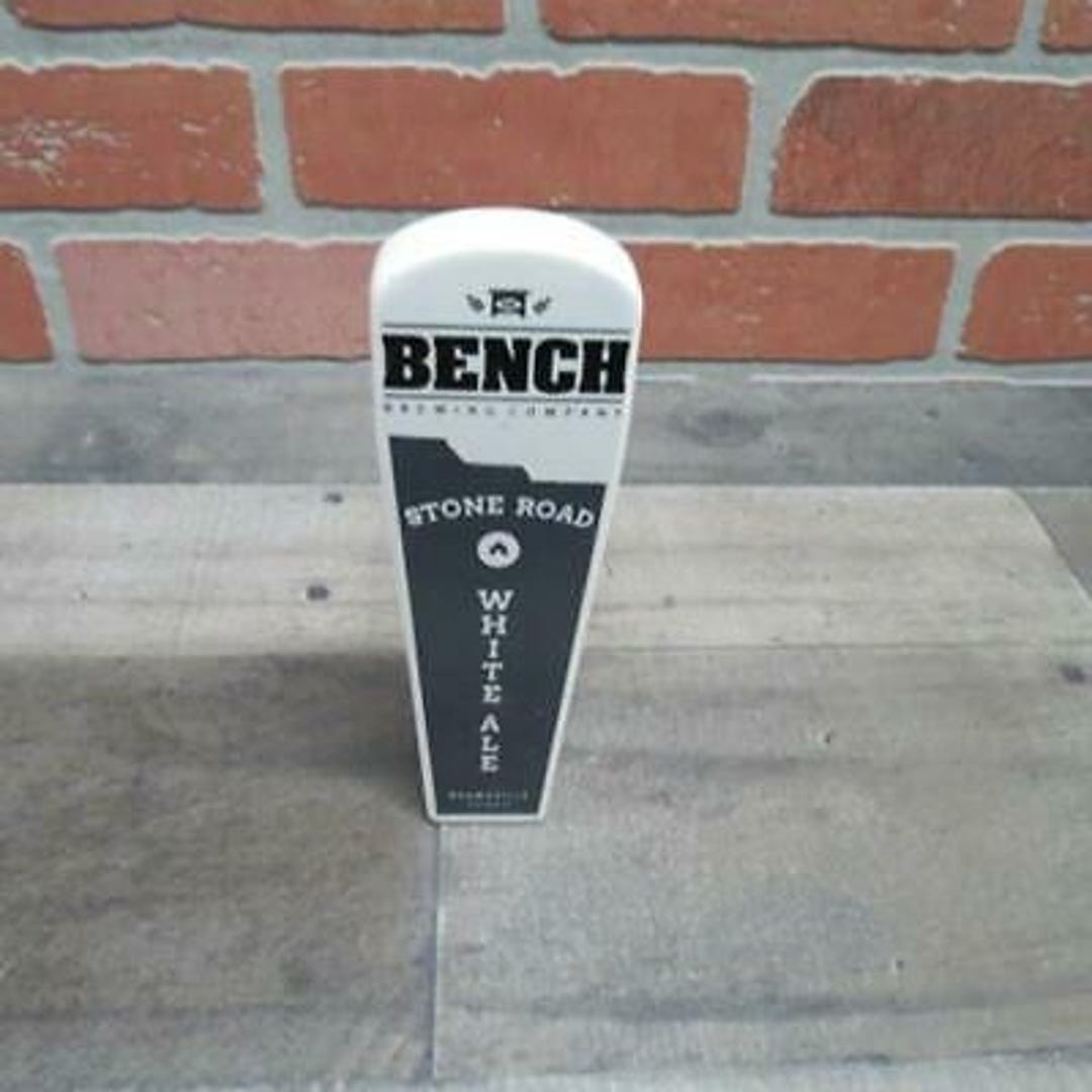Bench Brewing Company Stone Road White Ale Beamsville Vintage Beer Tap ...