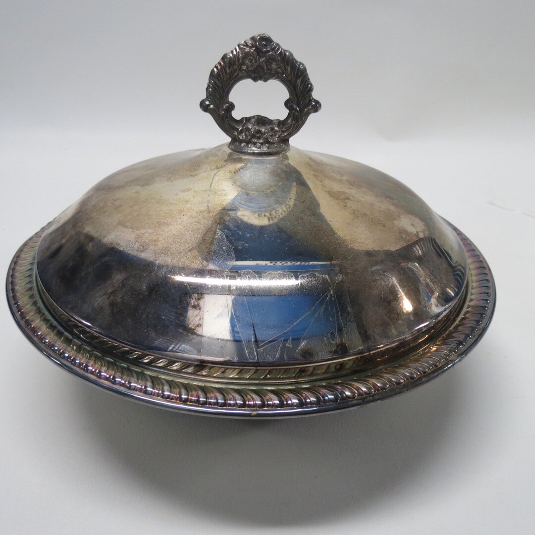 FB Rogers Vintage Silverplate Serving Chafing Bowl With Lid - Etsy
