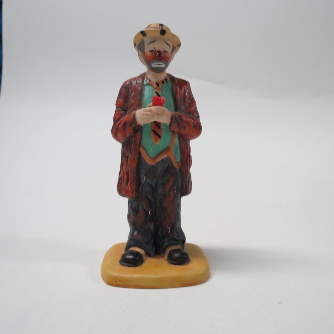 Original Emmett Kelly Circus Sad Clown Ltd Ed 2496 Porcelain - Etsy