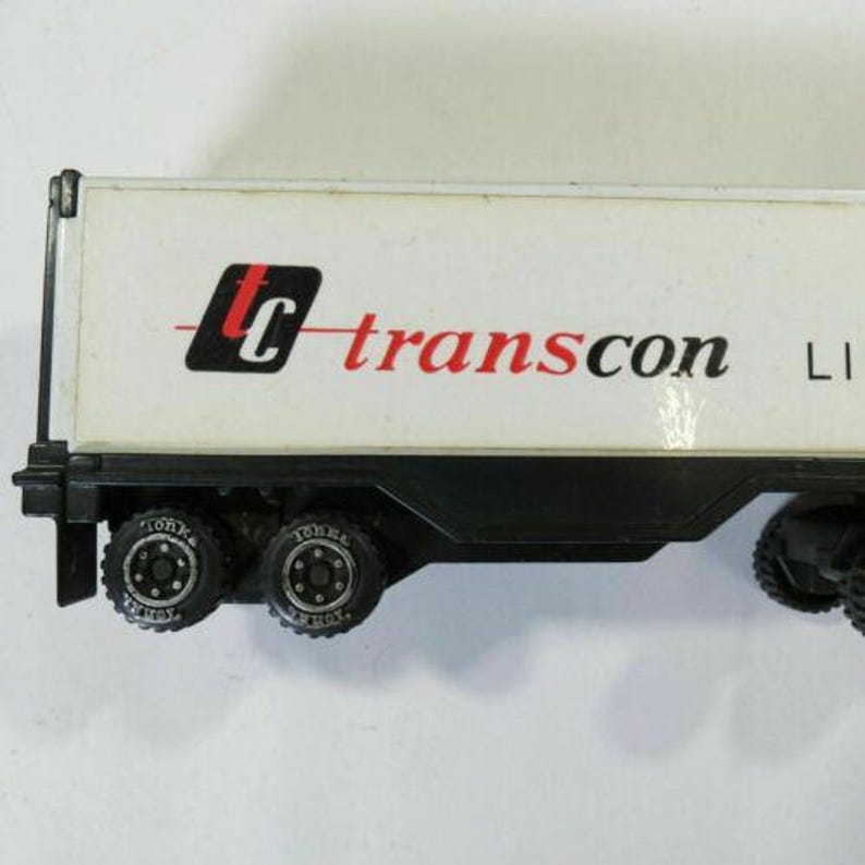 Vintage Tonka TC Transcon Lines Semi Truck and Trailer Metal Body - Etsy