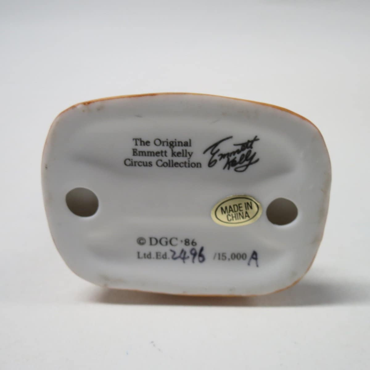 Original Emmett Kelly Circus Sad Clown Ltd Ed 2496 Porcelain Vintage ...