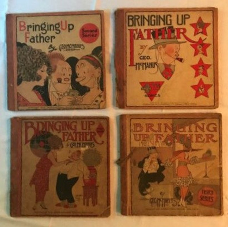 Bringing up Father Comics Geo Mcmanus Set Four Books 1st 2nd 3rd 4th ...