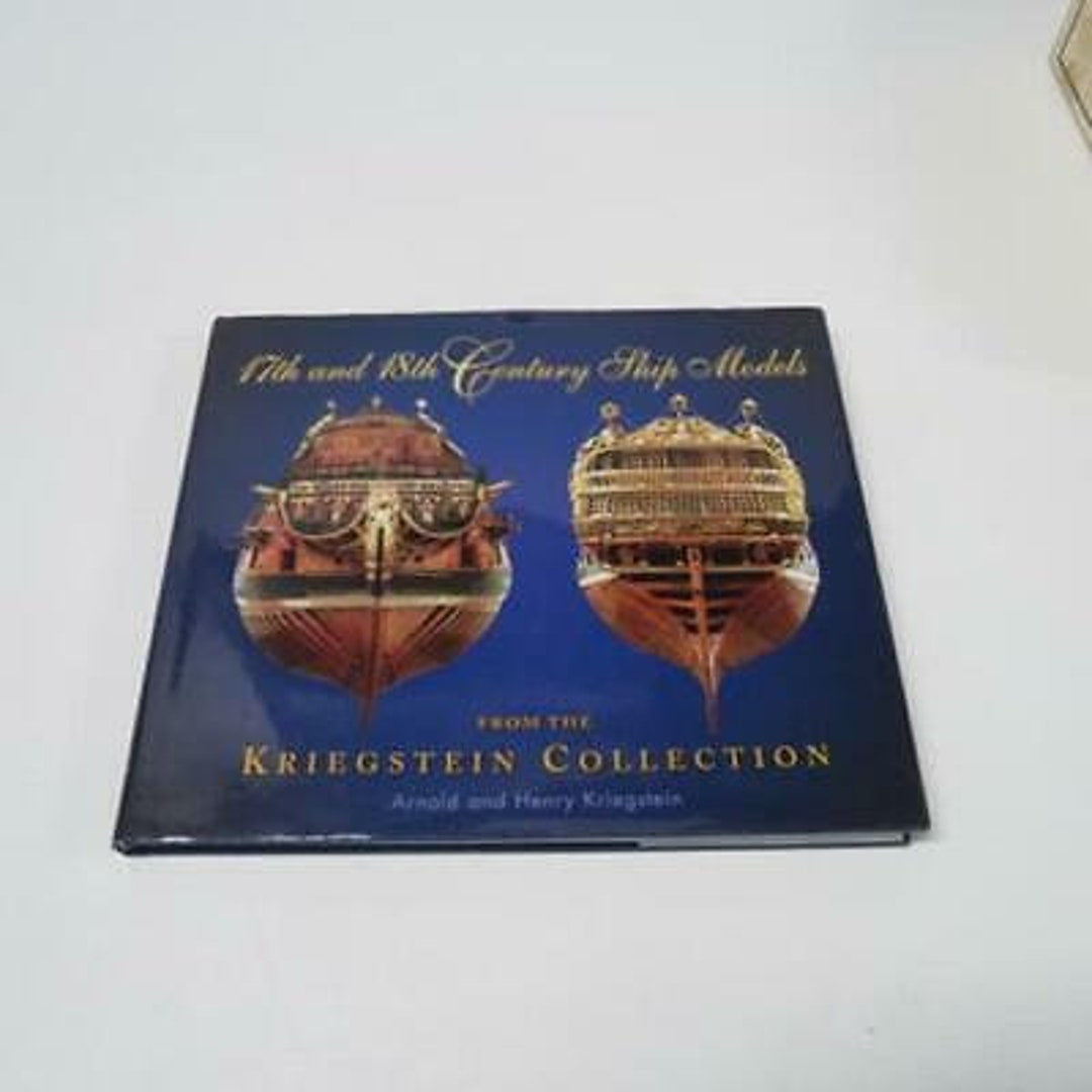 17th 18th Century Ship Models Kriegstein Collection Book - Etsy