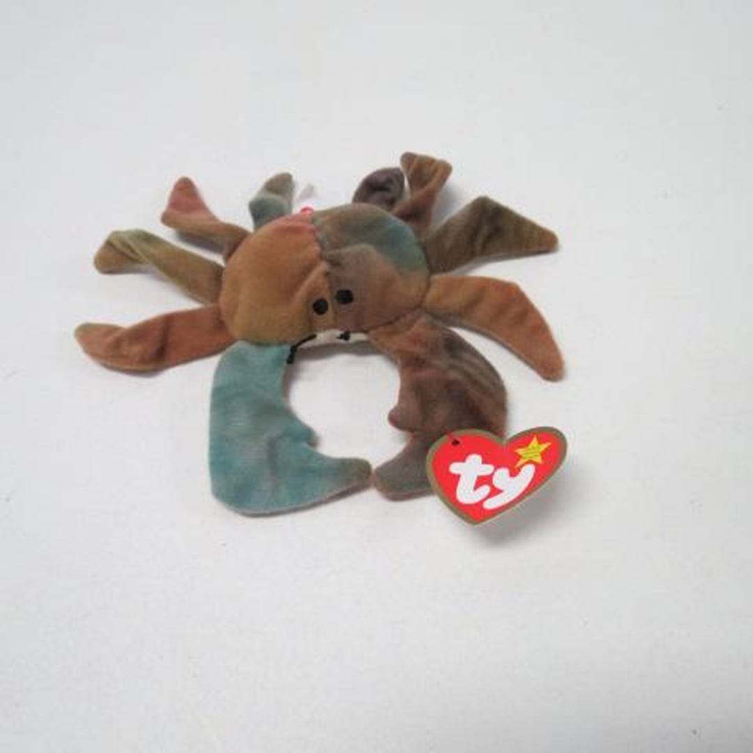 Ty Teenie Beanie Baby CLAUDE Multi Tye Dye Crab 1996 With Tag - Etsy