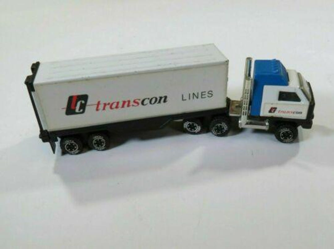 Vintage Tonka TC Transcon Lines Semi Truck and Trailer Metal Body - Etsy