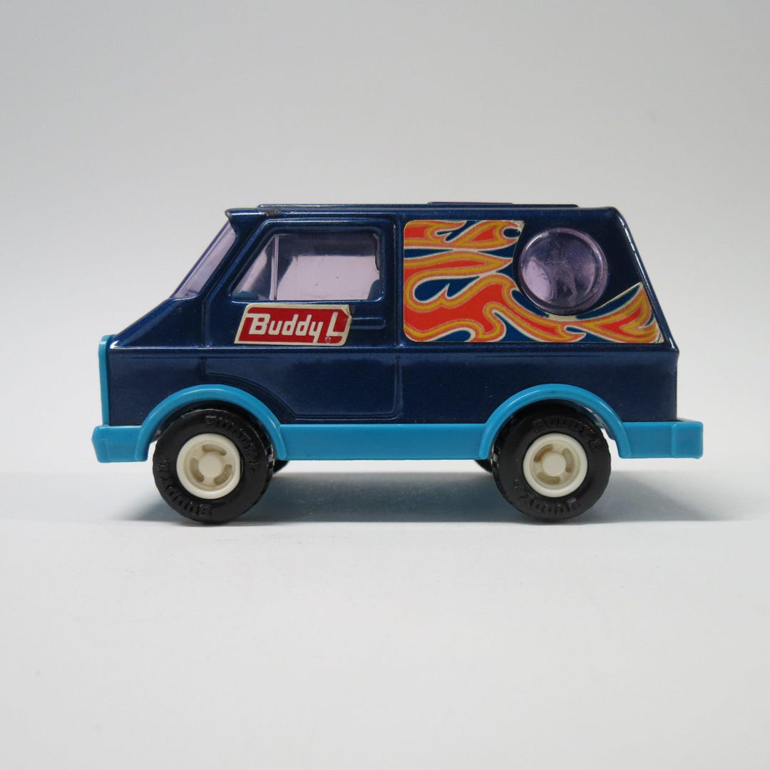 Vintage Buddy L Metal Fireside Blue Van - Etsy