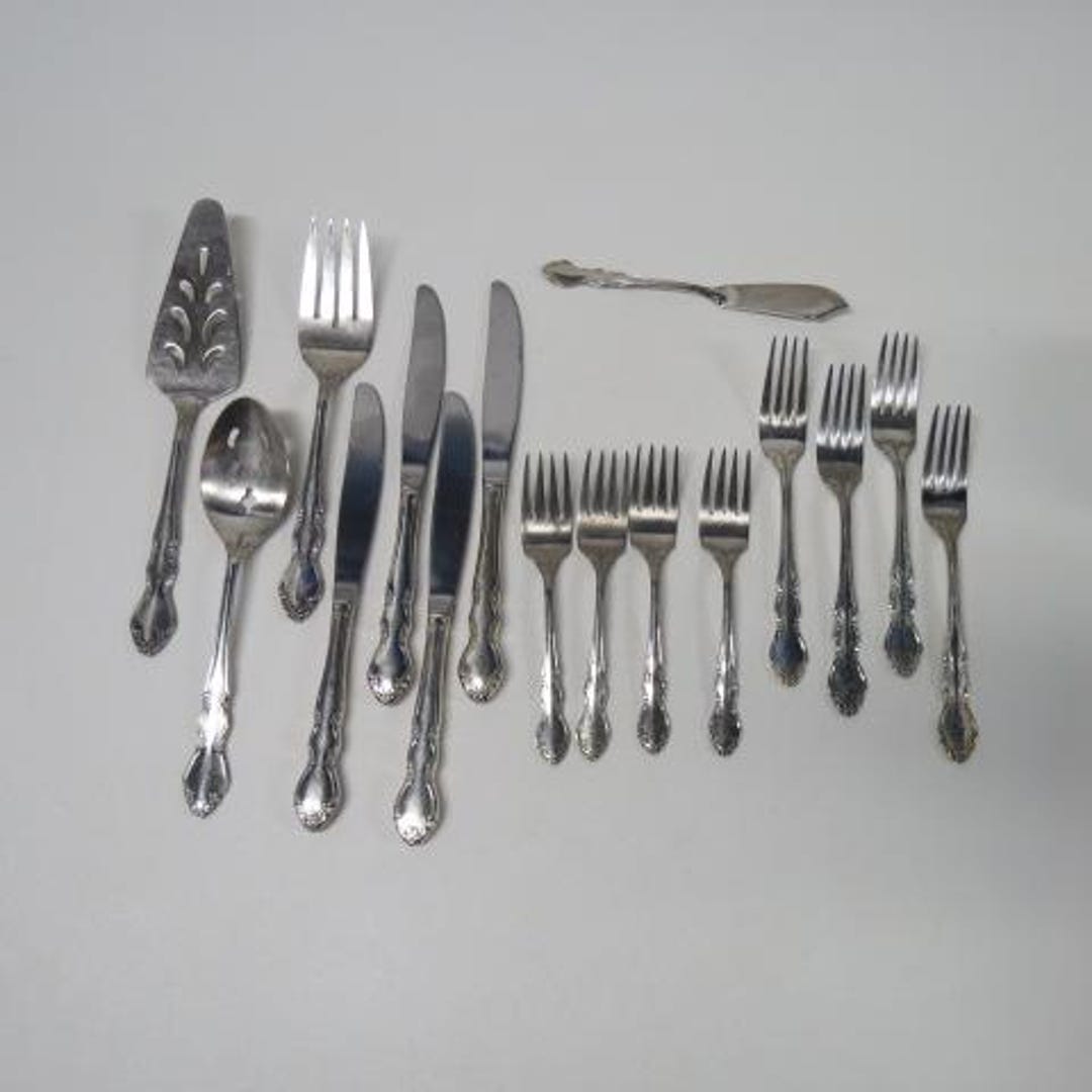 Towle VTG Silverplate Supreme Cutlery Forks Knives Serving 16 Pc Set - Etsy