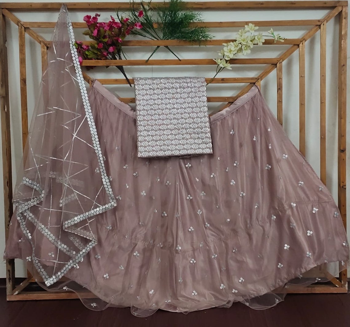 Sequence Lehenga choli For Women Indian Designer Wedding | Etsy