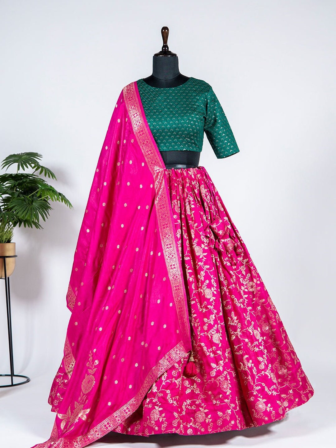 Designer Pink Lehenga Choli for Girls or Women Sangeetparty - Etsy