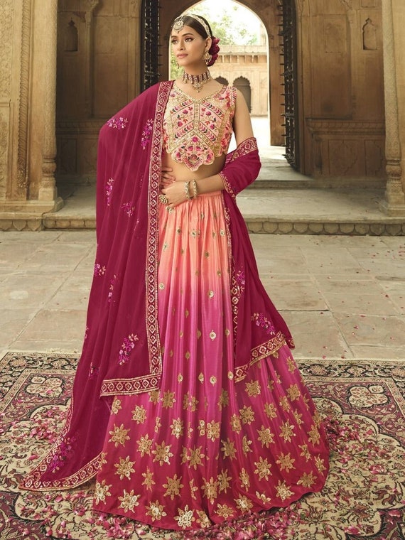 Pink Lehenga Designer