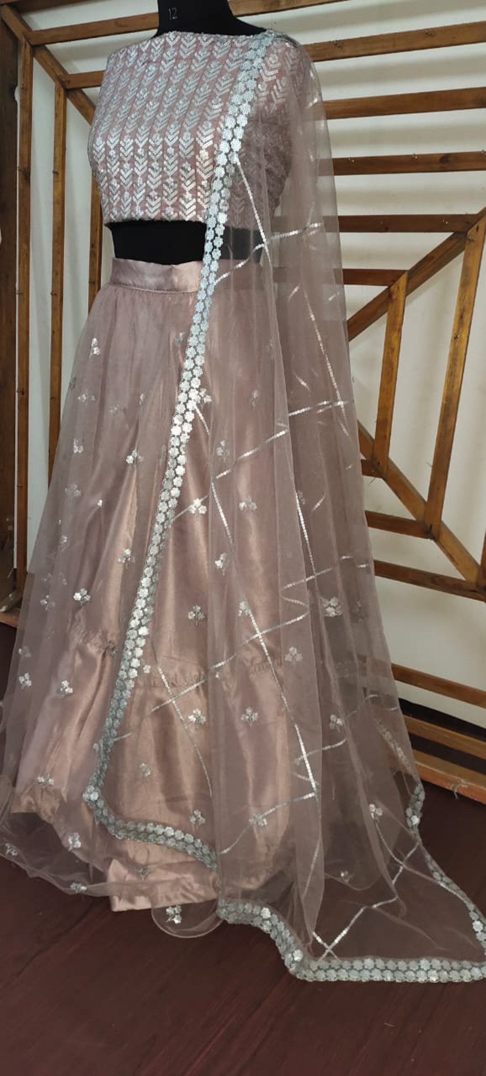 Sequence Lehenga choli For Women Indian Designer Wedding | Etsy