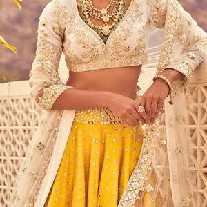 Stylish Lehenga Choli for Women Bollywood Designer Ghagra Choli Yellow ...
