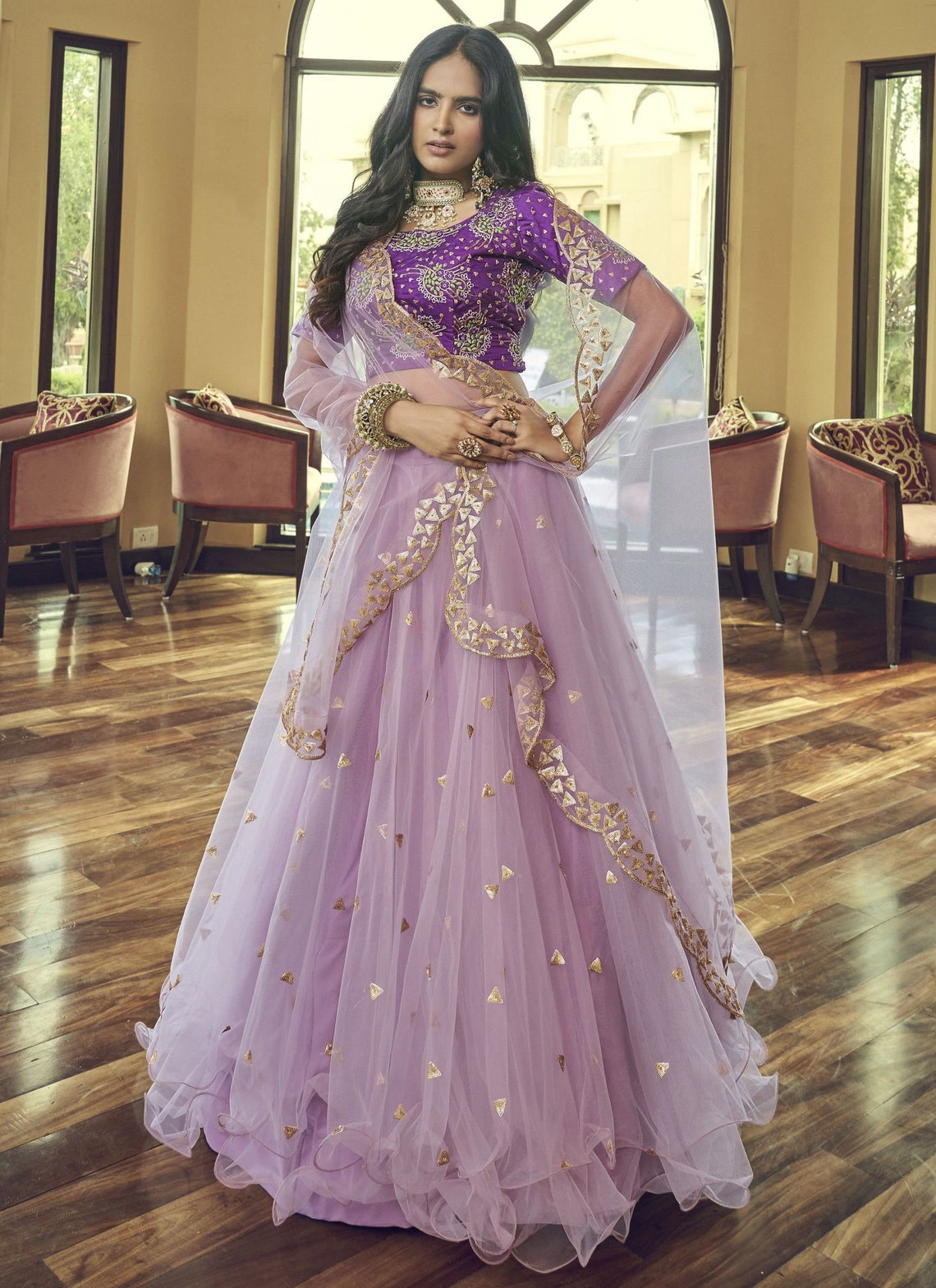 Amazing Light Purple Lehenga Choli for Women Indian Wedding - Etsy