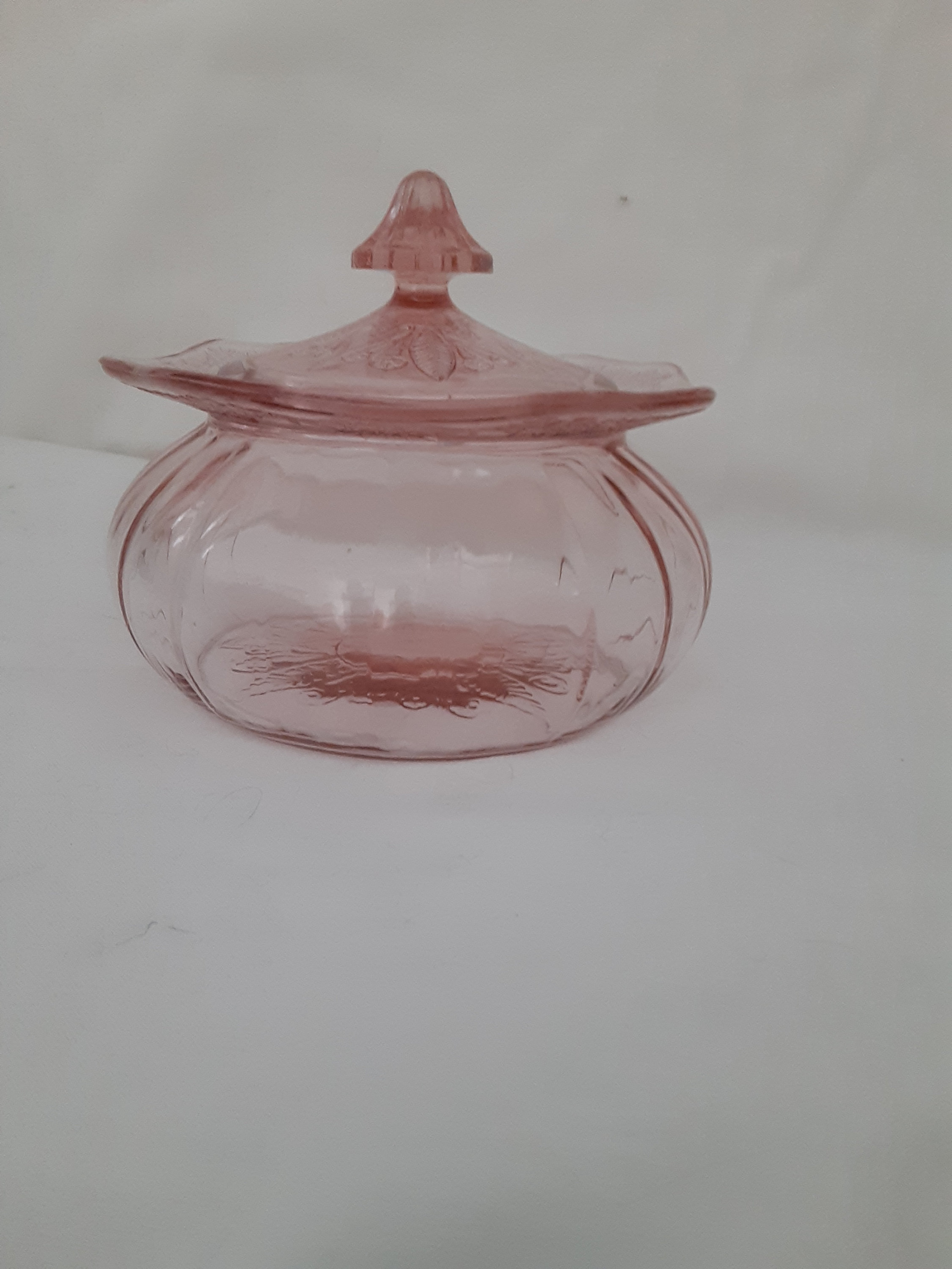 Jeanette Adam Pink Candy Jar - Etsy