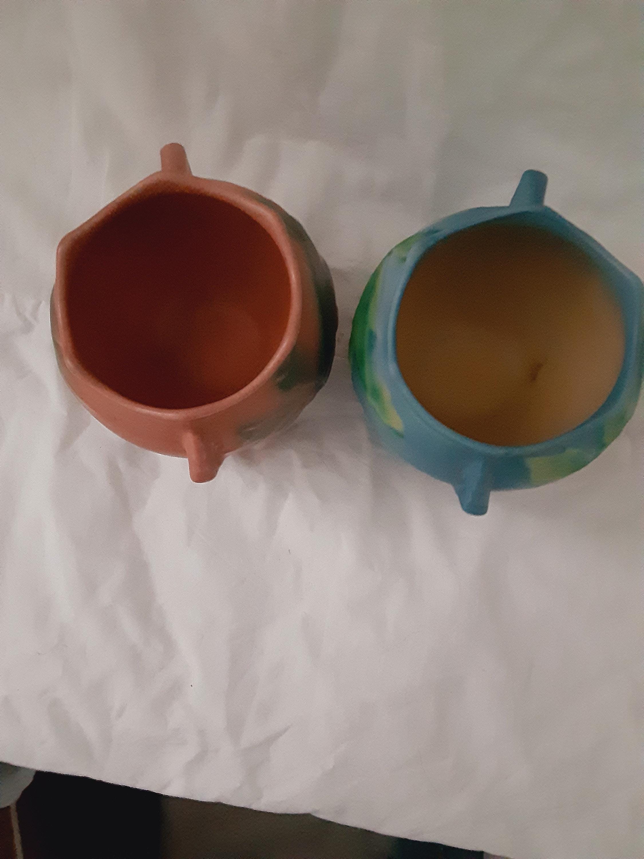 Roseville Pottery, Bleeding Heart Vases-651-3, 1 Pink, 1 Blue - Etsy