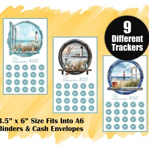 Savings Challenge Trackers, Printable A6 Mini Savings Challenge to Save ...