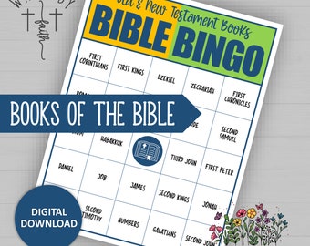 Old Testament BINGO Printable Game Bible Game for Kids - Etsy