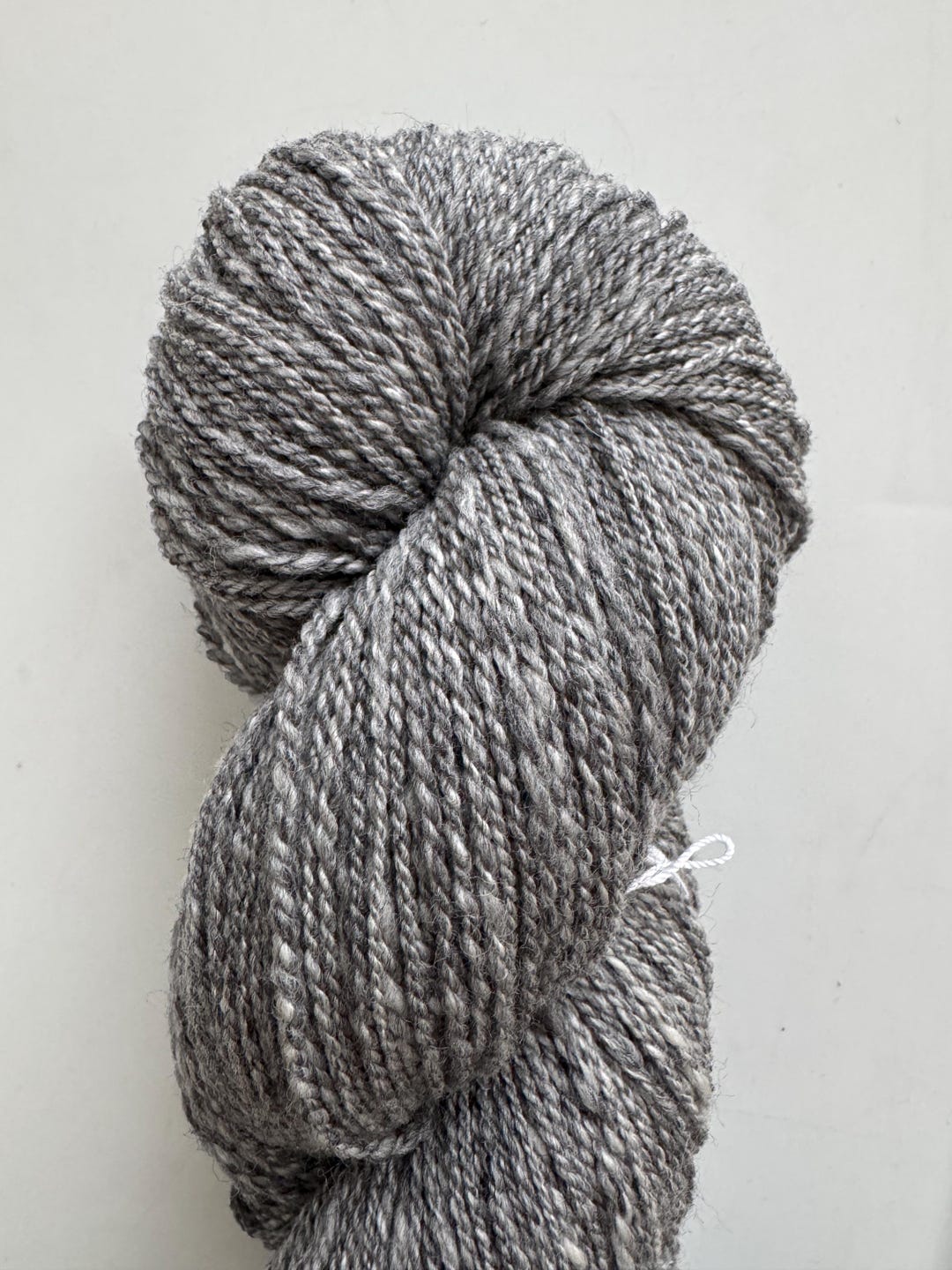 Handspun Yarn: Natural Dark Grey - Etsy