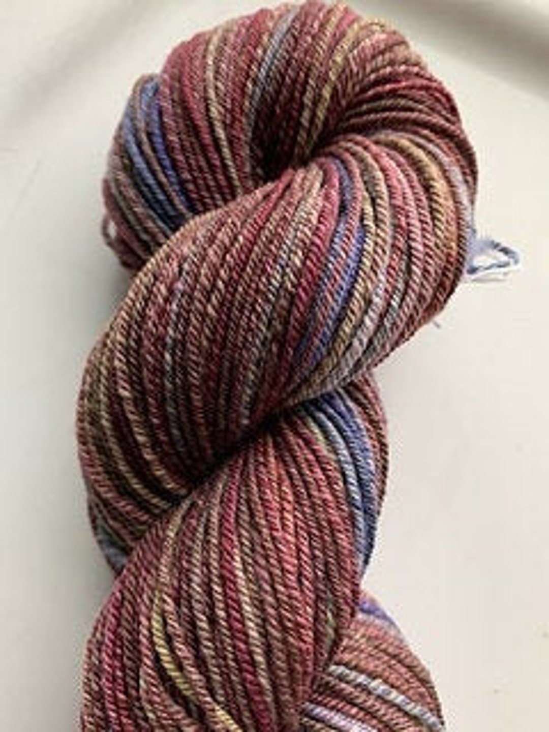 Handspun Yarn: Cranberry Bog - Etsy