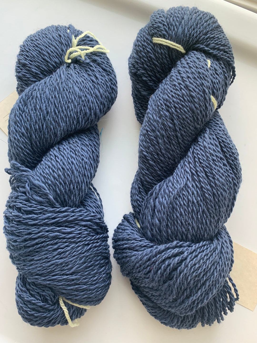 Handspun Yarn: Slate Blue - Etsy