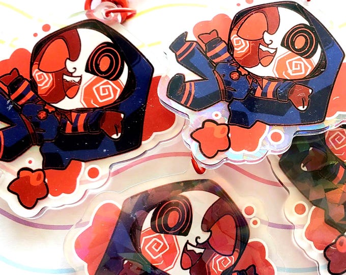 Sundrop and Moondrop Candy Core Keychains - Etsy