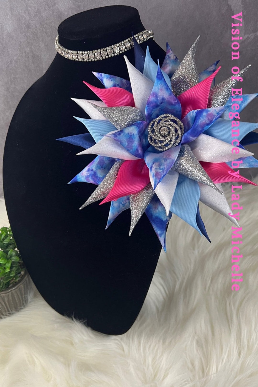 Multi-color Flower Shoulder Pin Shoulder Corsage Flower Pin Brooch Gift ...