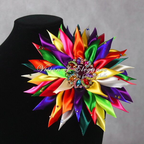 Multi Colored Brooch - Etsy