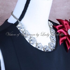 Red Flower Pin / Small Shoulder Brooch / Satin Pin / Satin Flower ...