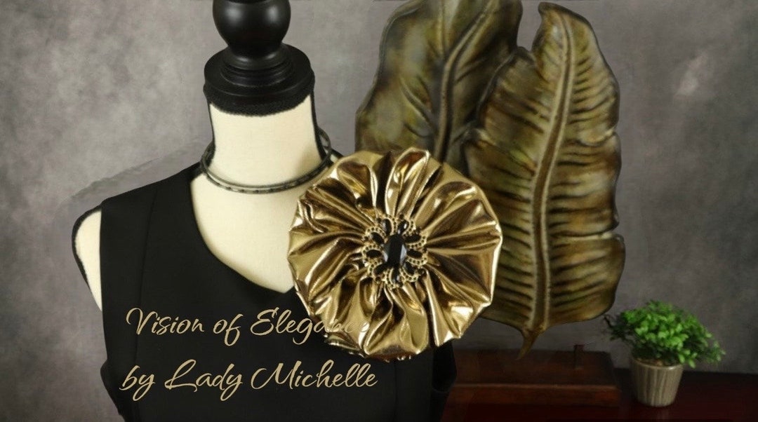 Flower Shoulder Brooch Shoulder Pin Statement Piece Formal Fashion ...