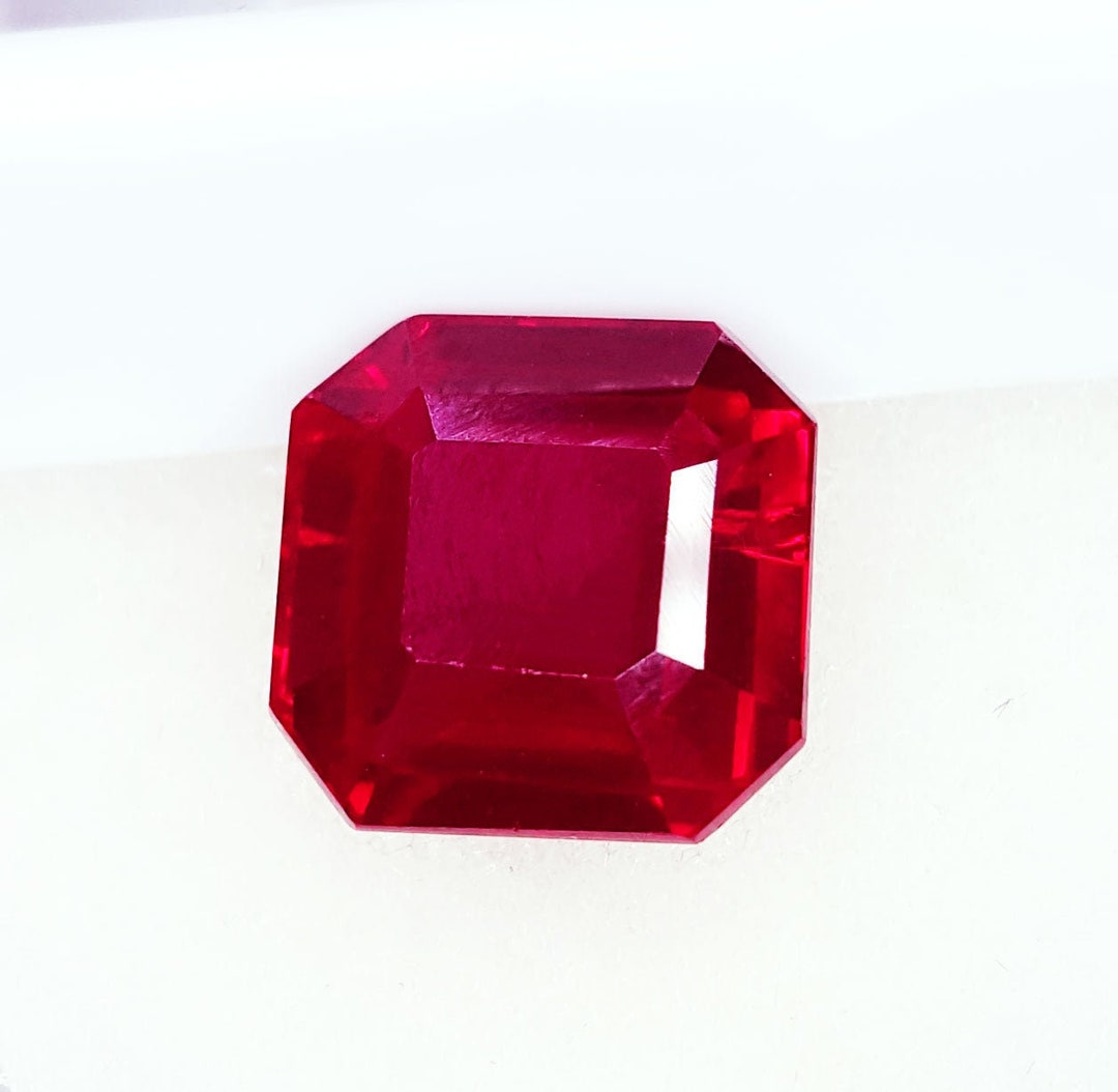 6,27 Ct Edelstein natürliche rote Rubin enorme Ringgröße GIL ...