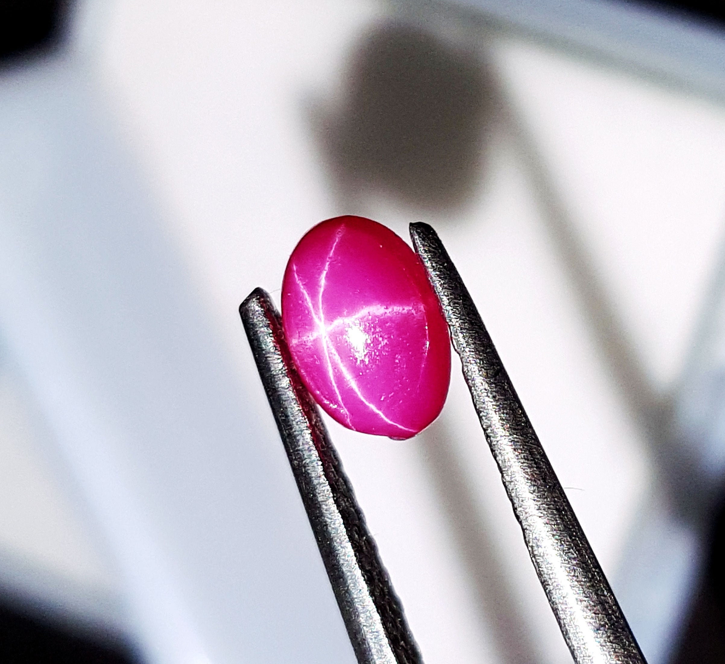 0.57 Ct Loose Gemstone Natural Star Pink Sapphire Unheated | Etsy