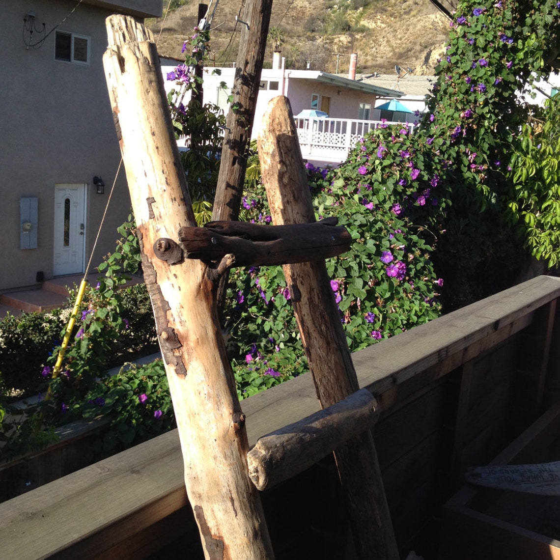 Beautiful Rustic Decorative Tall Drift Wood Ladder - Etsy