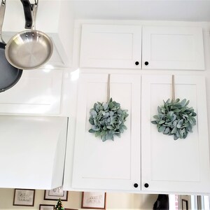 Kitchen Cabinet Wreaths, Kitchen Wreath, Mini Wreath, Kitchen Mini ...