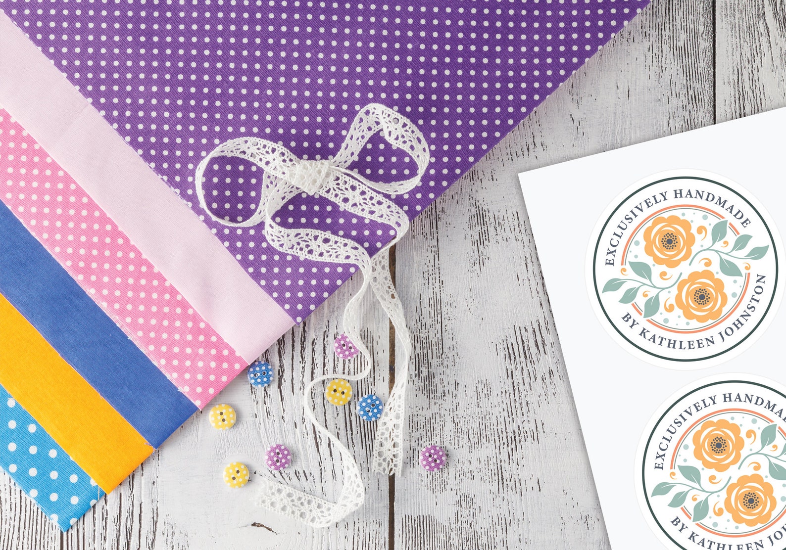 Exclusively Handmade Sticker Handmade Label Made With Love | Etsy