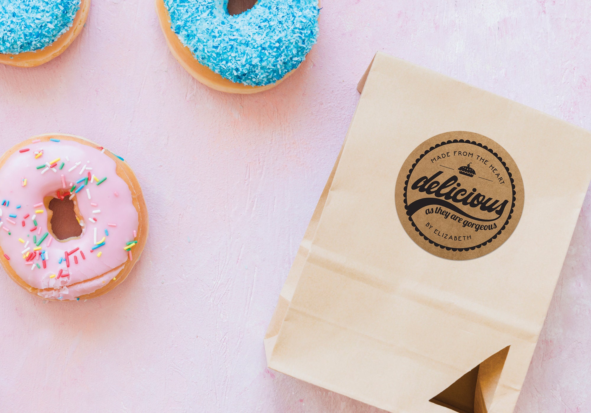 Delicious Baking Sticker Made With Love Baking Stickers - Etsy