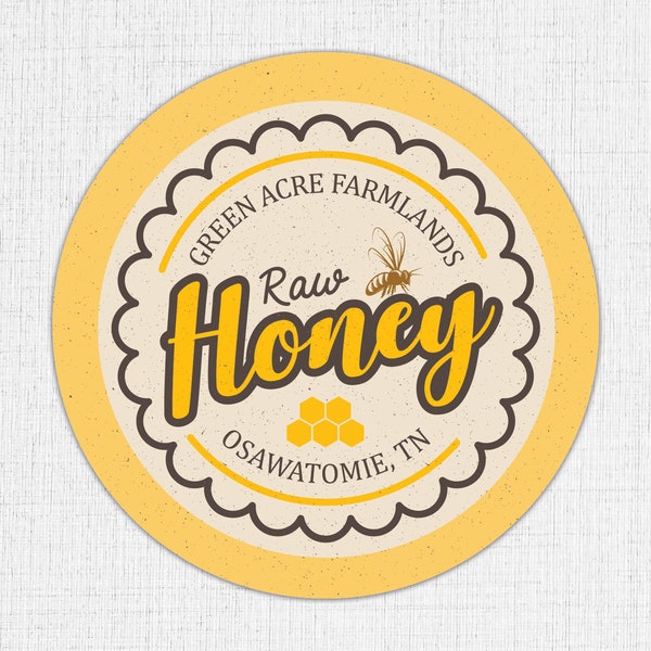 Bee Sticker - Etsy