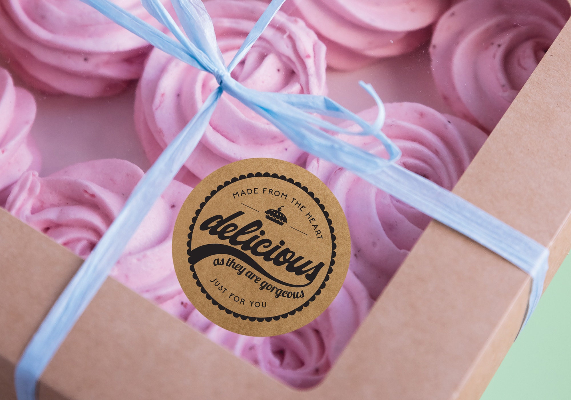 Delicious Baking Sticker Made With Love Baking Stickers - Etsy