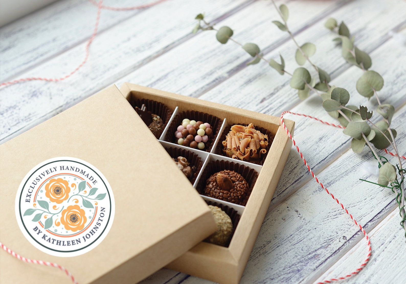 Exclusively Handmade Sticker Handmade Label Made With Love | Etsy