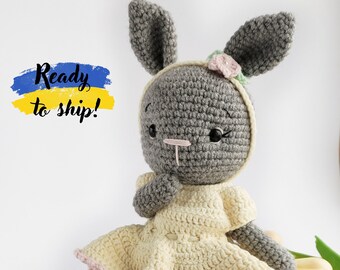 Crochet Rag Doll Rabbit - Etsy