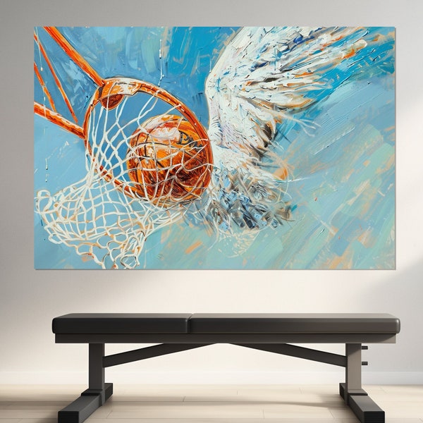 Basketball Painting - Etsy