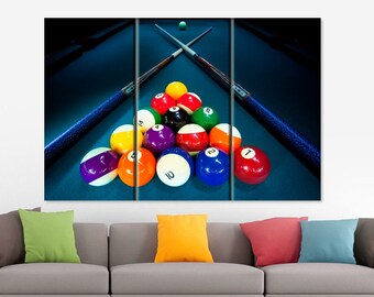 Billiard art | Etsy