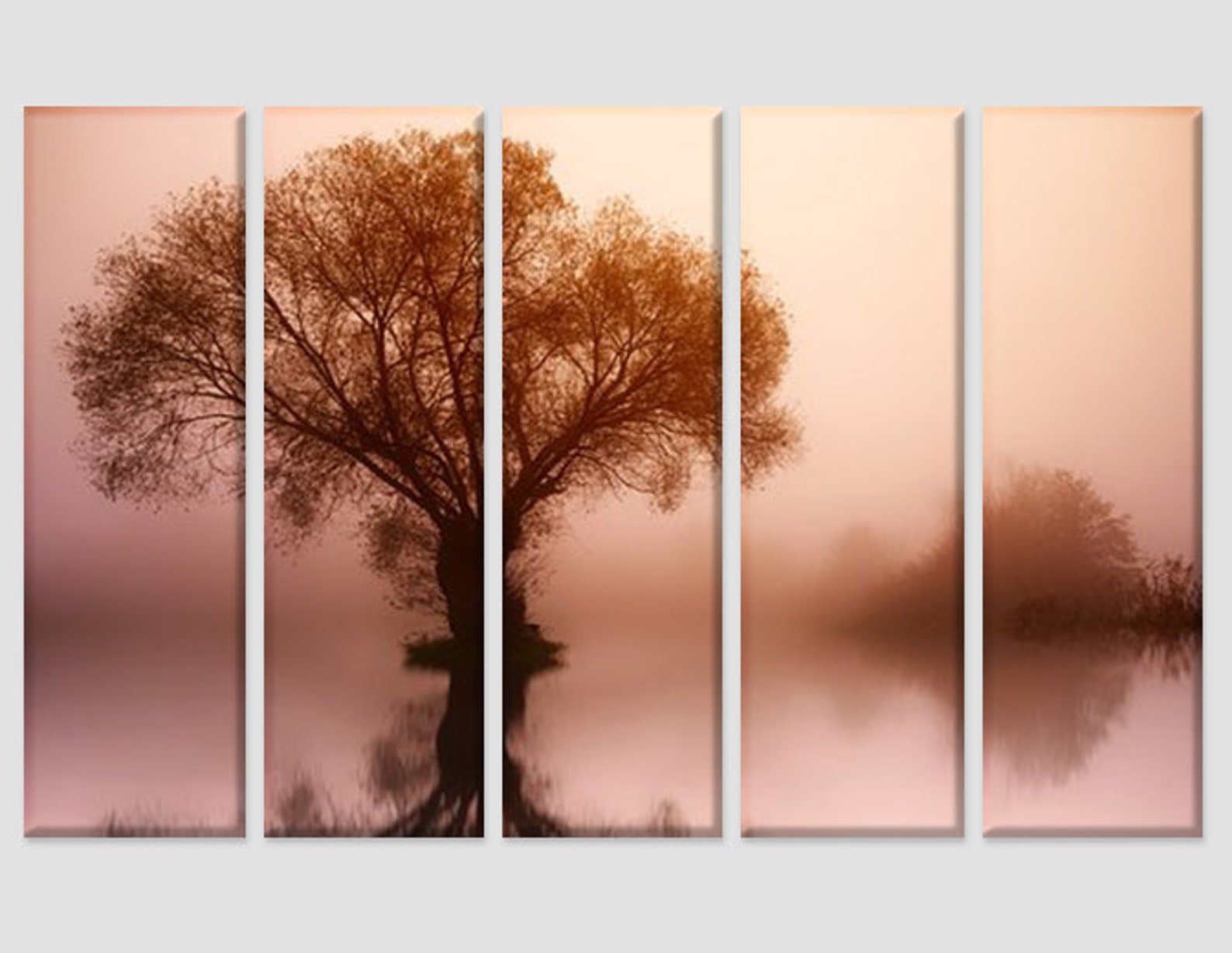 Abstract Tree in the Water Canvas Print - Etsy