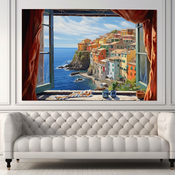 Window View Painting - Etsy