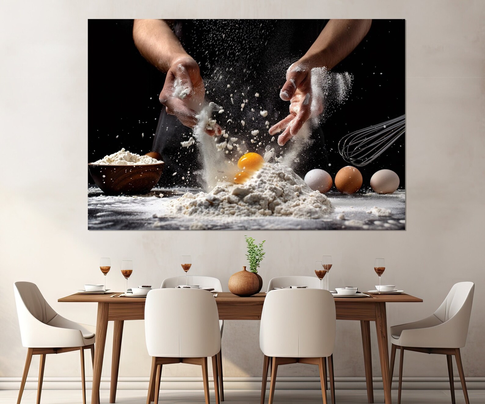 Pizza Wall Art, Chef Gift, Pizza Canvas Print, Pizzeria Wall Decor ...