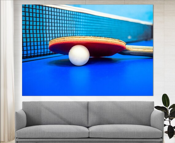Table Tennis Wall Art Ping Pong Canvas Art Table Tennis | Etsy
