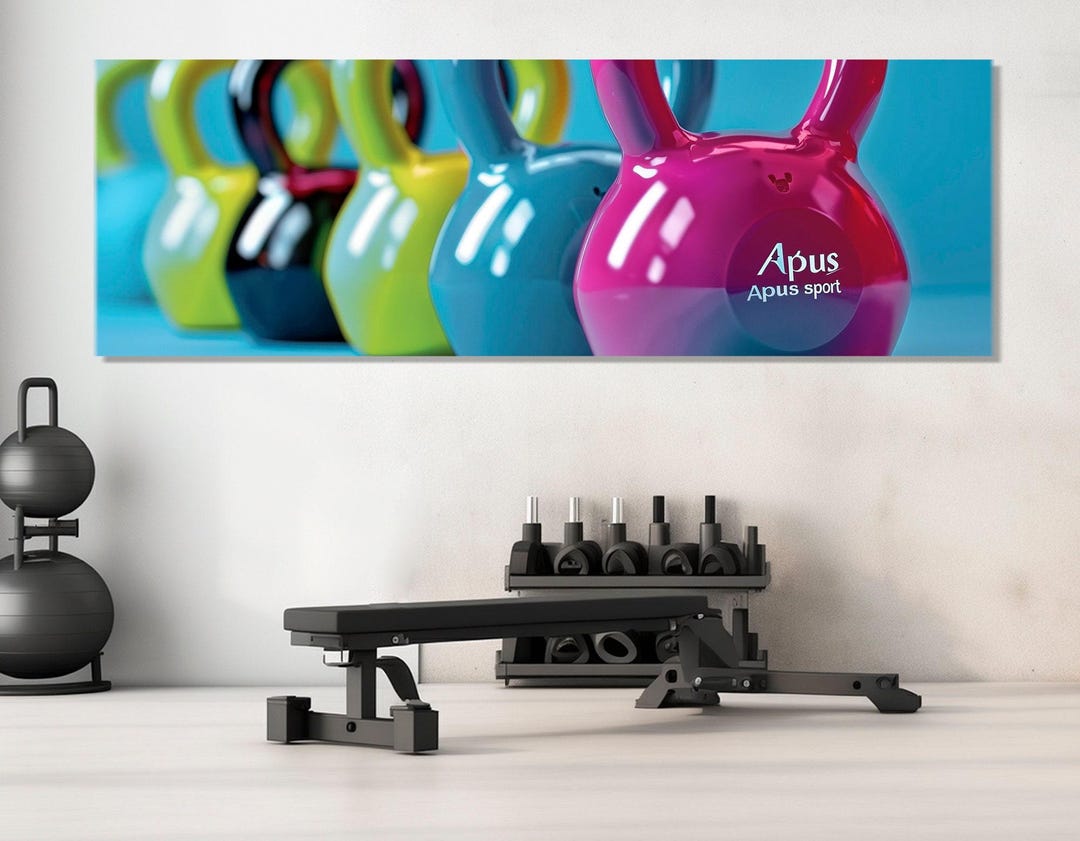 Fitness Motivation Wall Art, Workout Canvas Print, Gym Wall Decor ...