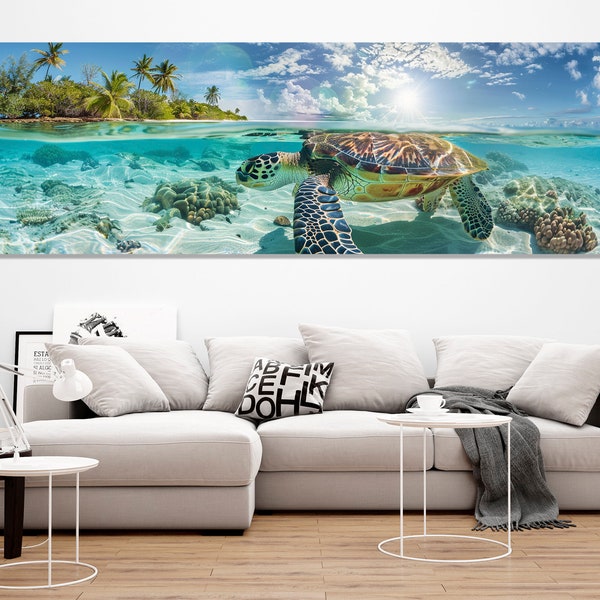 Sea Turtle Poster - Etsy