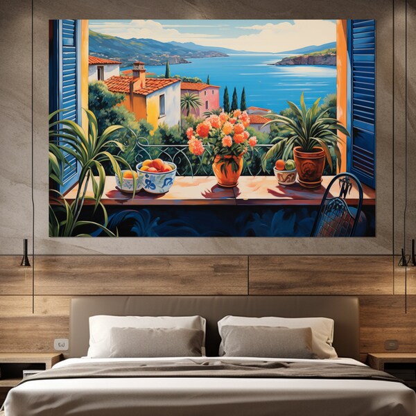 French Riviera Print - Etsy