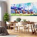 Abstract Horse Racing Wall Art, Horse Racing Canvas Print, Horse Racing ...